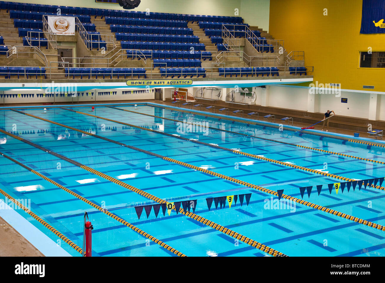 Aquatics pool, US Naval Academy, Annapolis, Maryland Stock Photo - Alamy