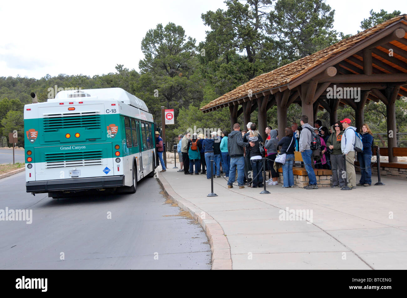 Shuttle provides transportation Grand Canyon National Park Arizona ...