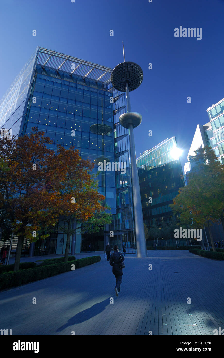 Development office buildings by the Thames in London Stock Photo - Alamy