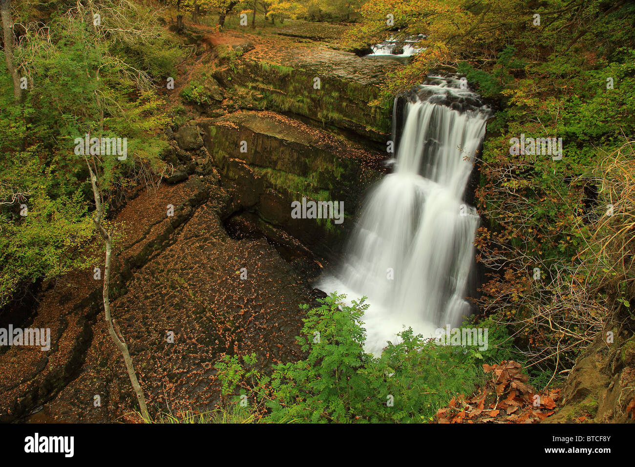 Sgwd clun gwyn falls hi-res stock photography and images - Alamy
