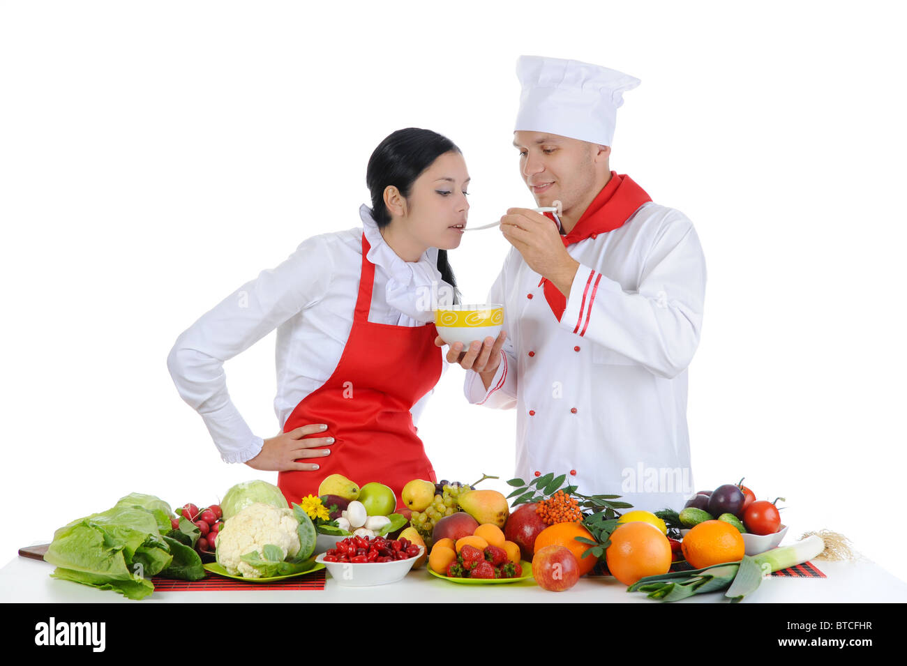 Chef at restaurant Stock Photo - Alamy