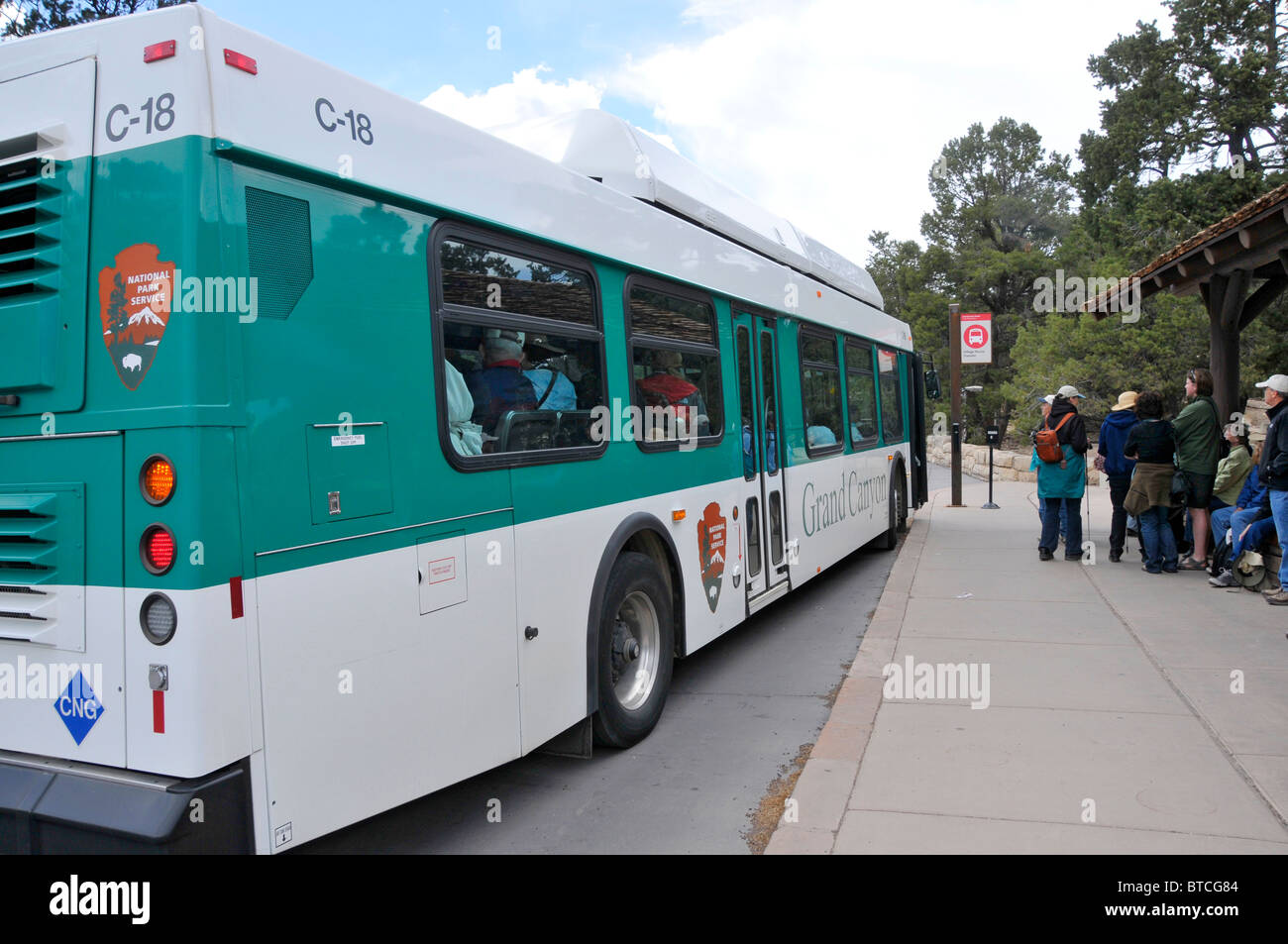 Shuttle provides transportation Grand Canyon National Park Arizona ...