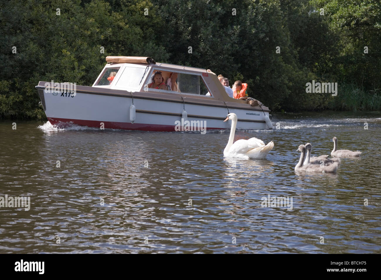Norfolk broads boat landscape hi-res stock photography and images - Alamy