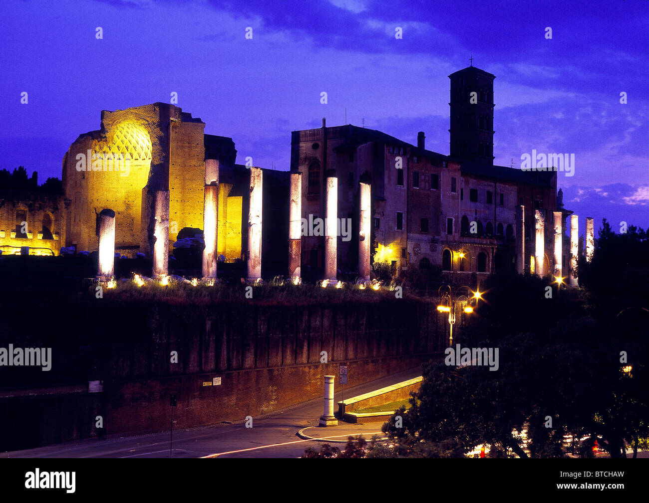 Rome, Roman Forum Stock Photo - Alamy