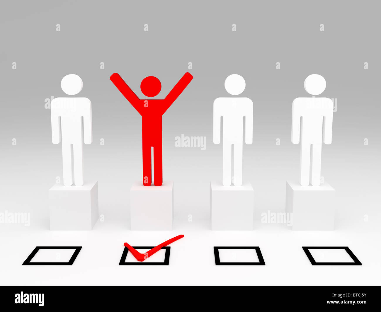 selection and check mark Stock Photo - Alamy