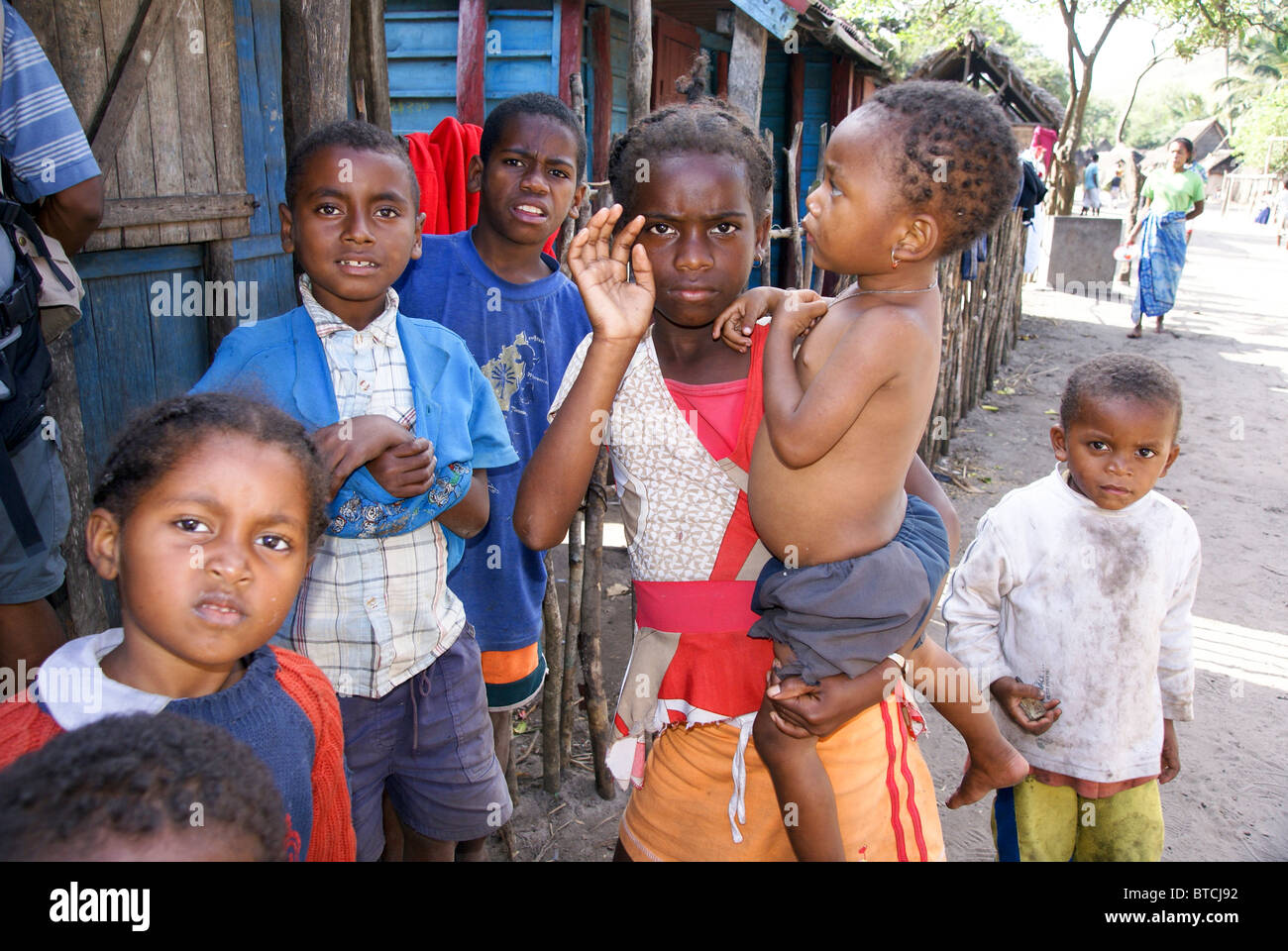 Group of madagascan children hi-res stock photography and images - Alamy