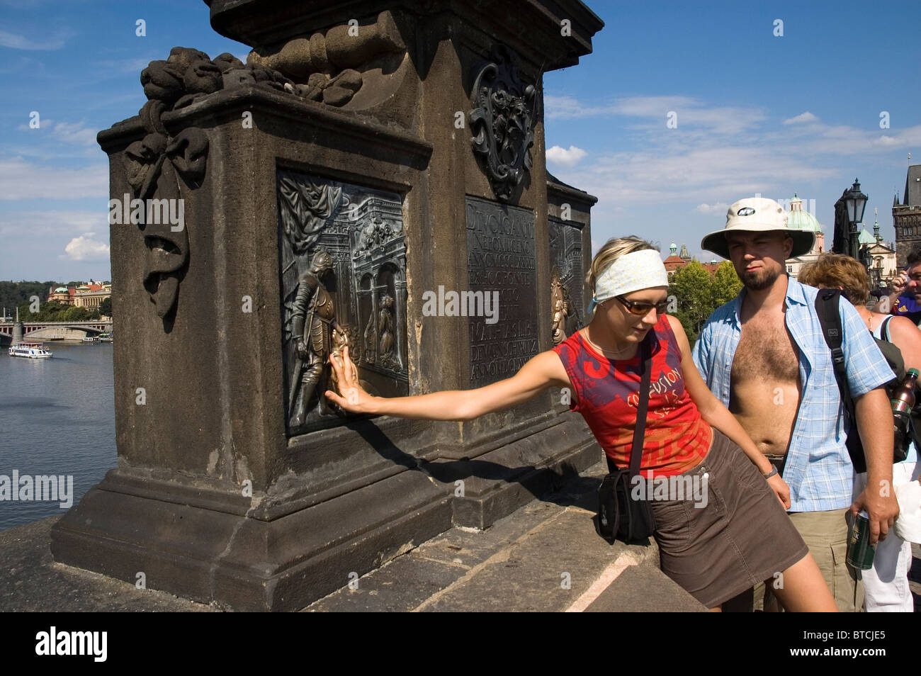 Rubbing statue good luck hi-res stock photography and images - Alamy