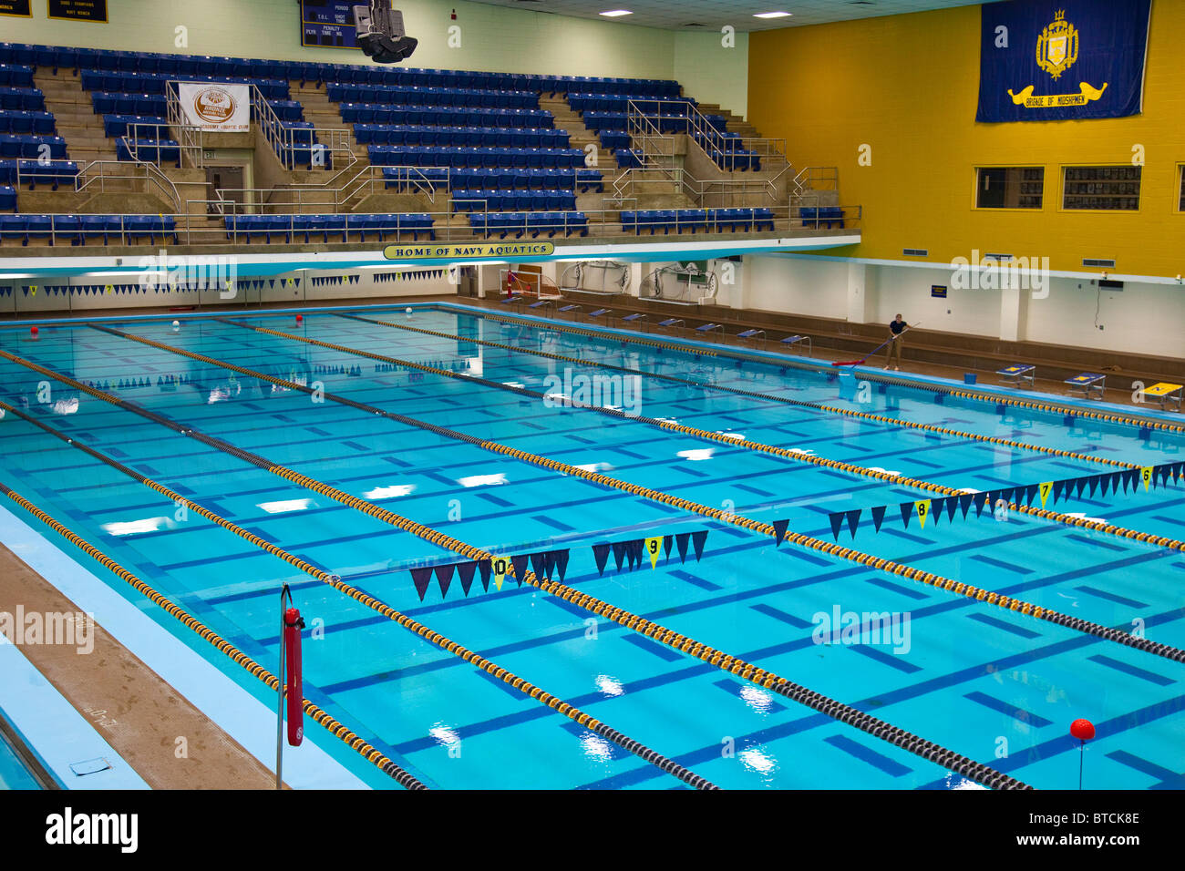Aquatics pool, US Naval Academy, Annapolis, Maryland Stock Photo - Alamy