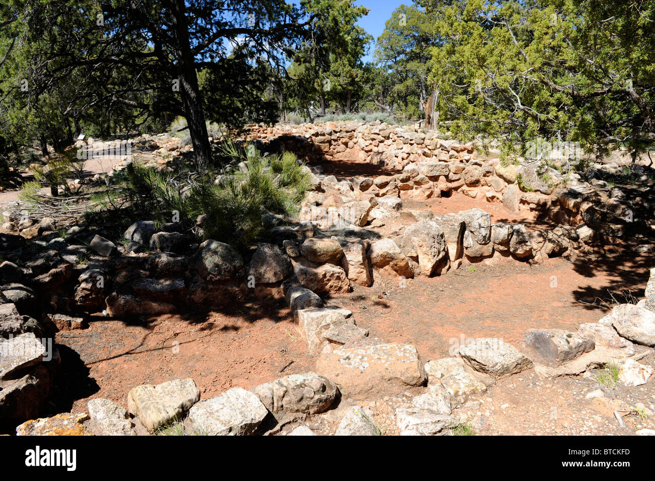 Tusayan Museum and Ruin Grand Canyon National Park Arizona Stock Photo ...