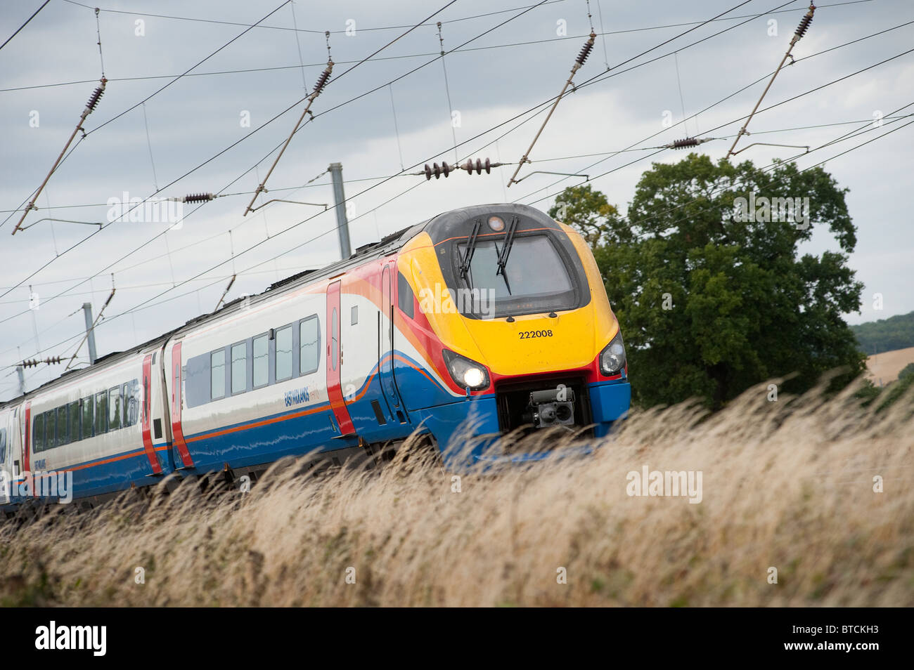 Class 222 meridian train in hi-res stock photography and images - Alamy