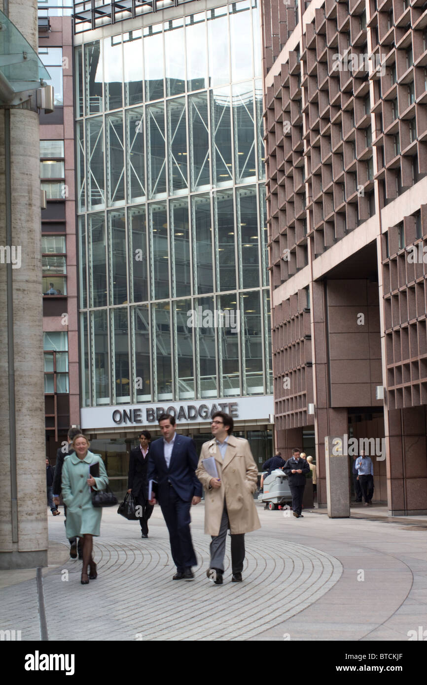 Broadgate office complex in central London, UK, showcasing modern ...