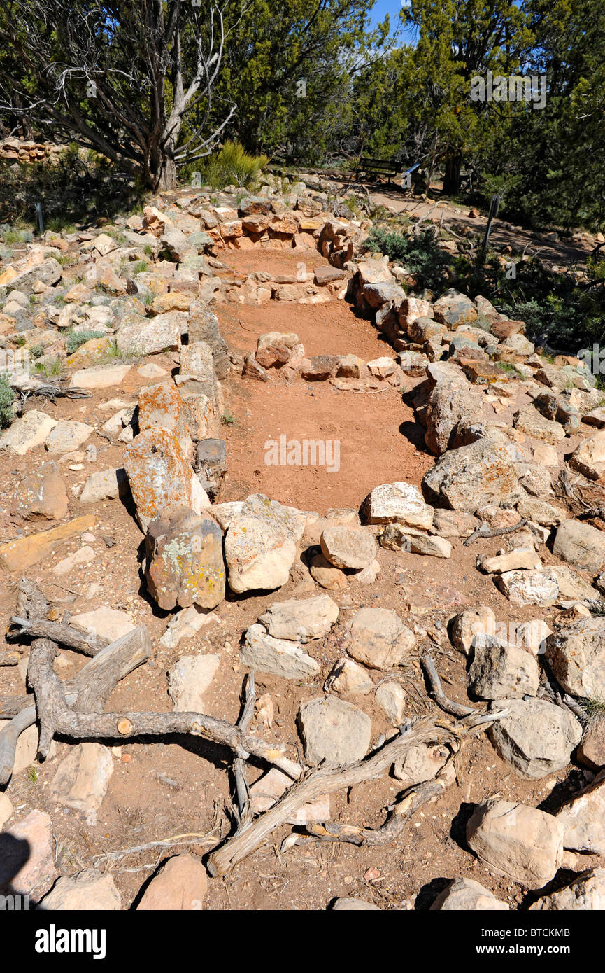 Tusayan Museum and Ruin Grand Canyon National Park Arizona Stock Photo ...