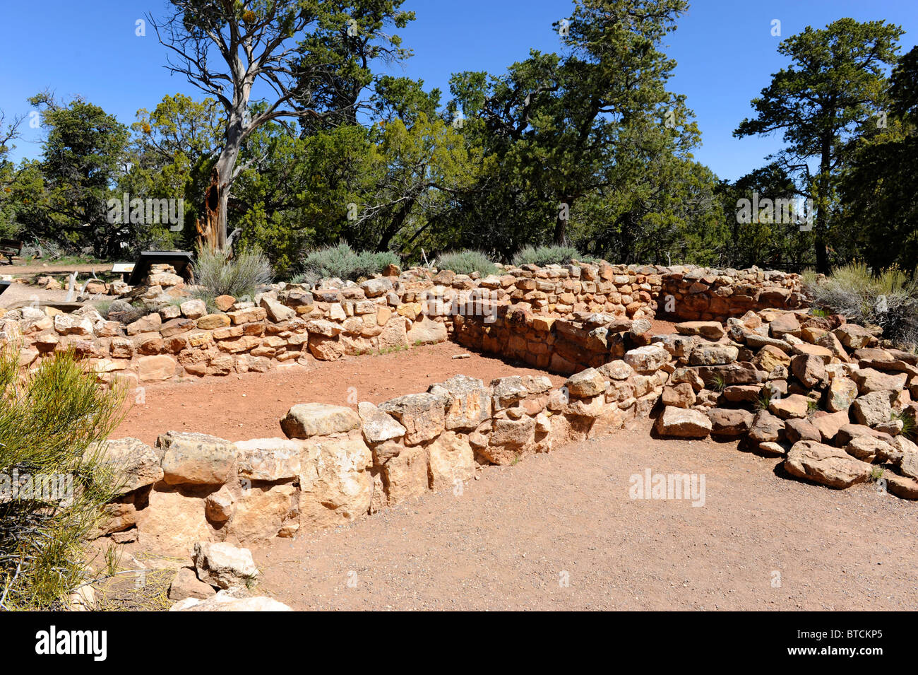 Tusayan Museum and Ruin Grand Canyon National Park Arizona Stock Photo ...