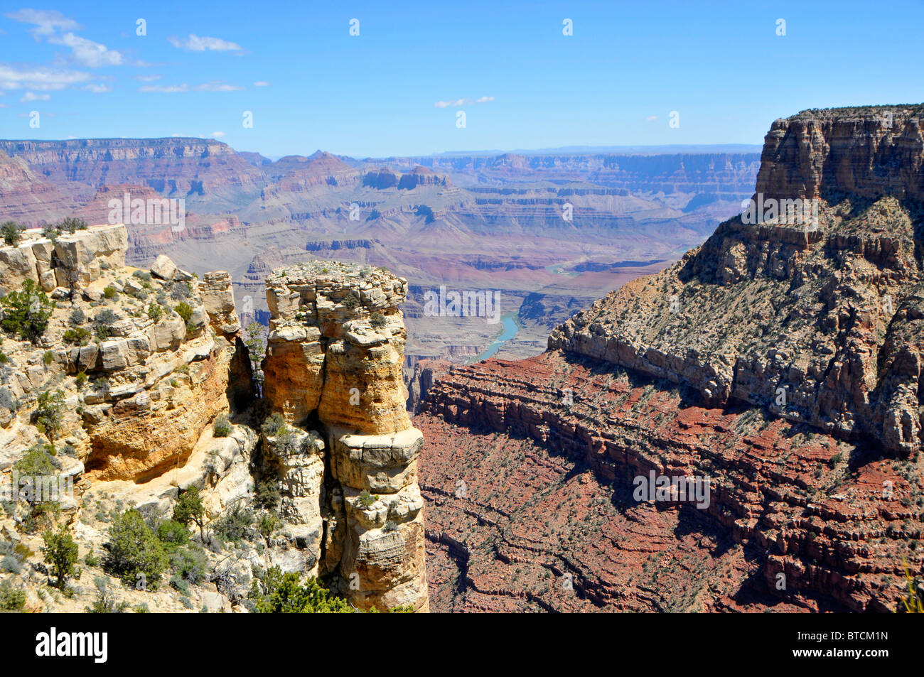 Moran Point South Rim Grand Canyon National Park Arizona Stock Photo ...
