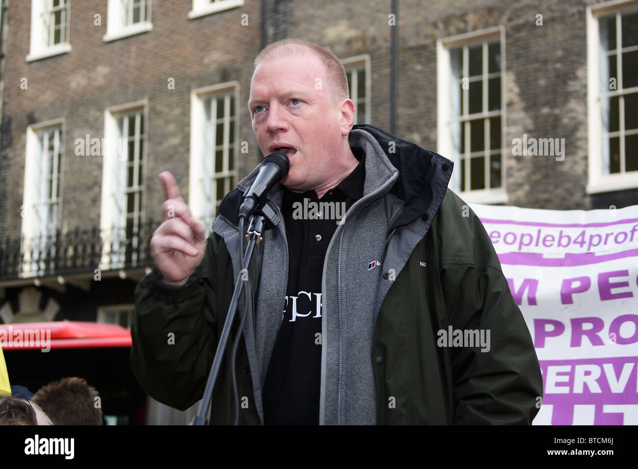 FBU General Secretary matt wrack Stock Photo - Alamy