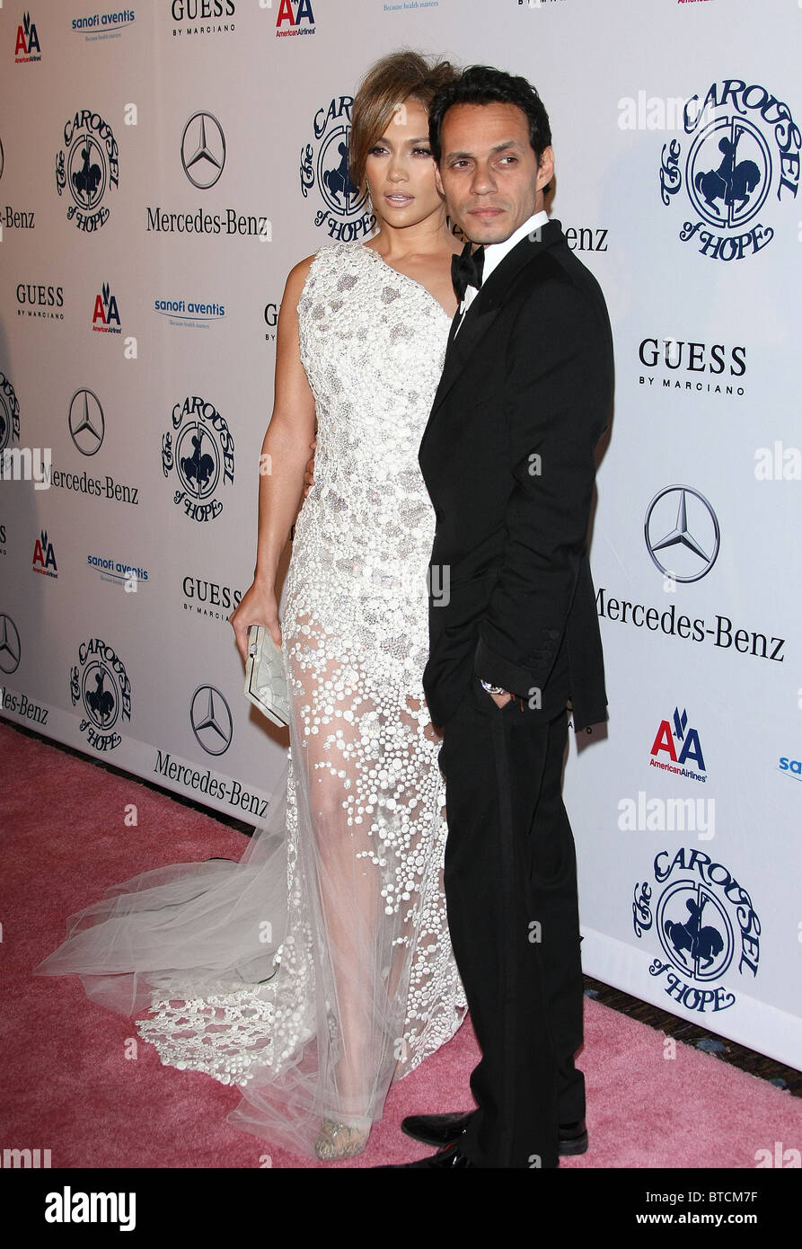JENNIFER LOPEZ MARC ANTHONY 32ND CAROUSEL OF HOPE BALL BEVERLY HILLS ...