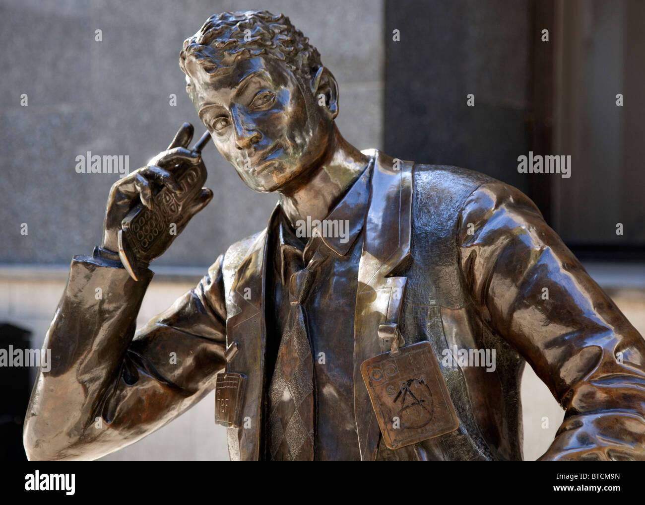 "LIFFE Trader" sculpture by Stephen Melton (detail) in the City of ...