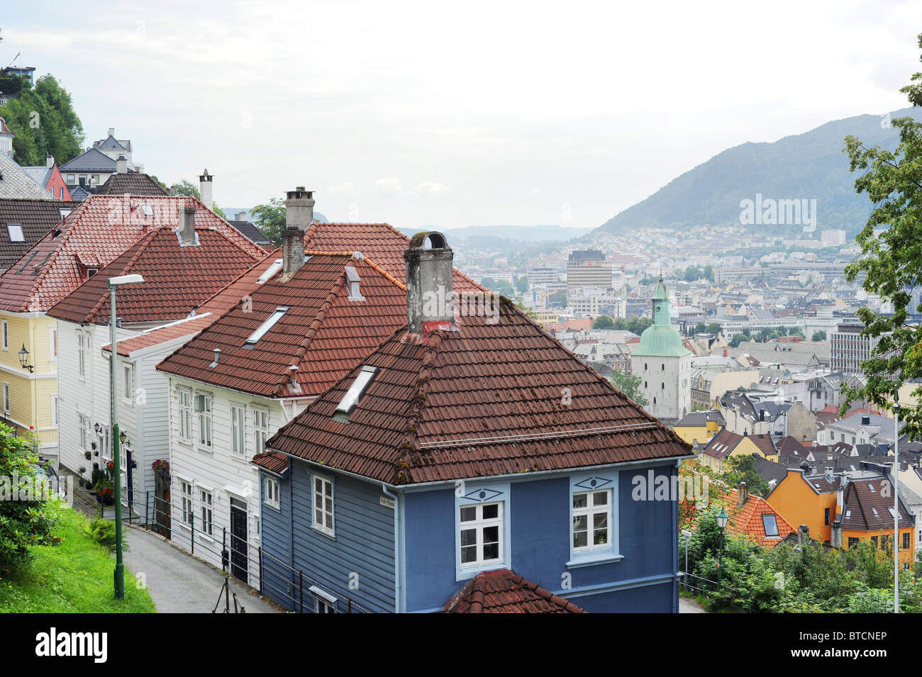 Norway bergen skyline panorama hi-res stock photography and images - Alamy