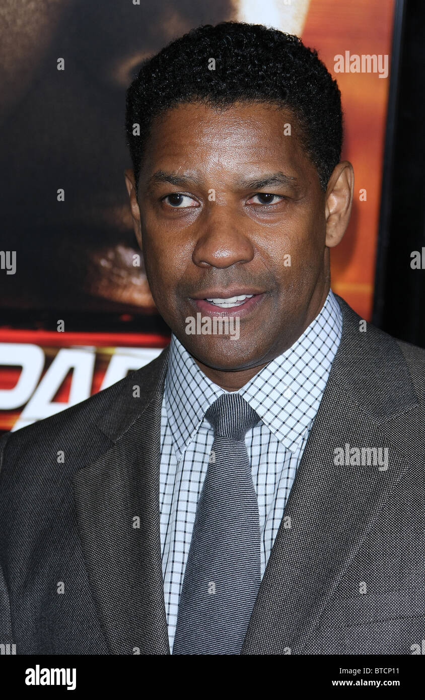 DENZEL WASHINGTON UNSTOPPABLE FILM PREMIERE LOS ANGELES CALIFORNIA USA ...