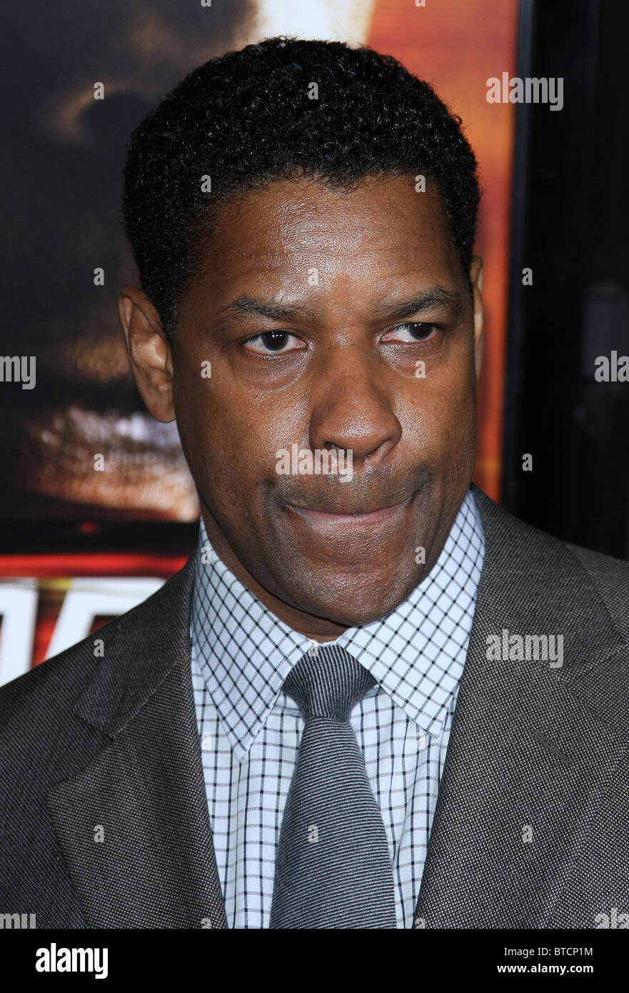 DENZEL WASHINGTON UNSTOPPABLE FILM PREMIERE LOS ANGELES CALIFORNIA USA ...