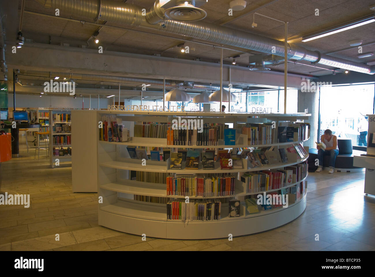 Lending library at Kulturhuset the House of Culture central Stockholm ...