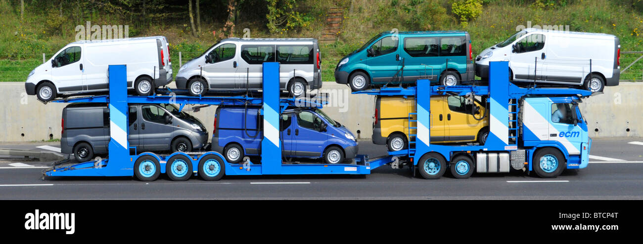 Car transporter uk hi-res stock photography and images - Alamy