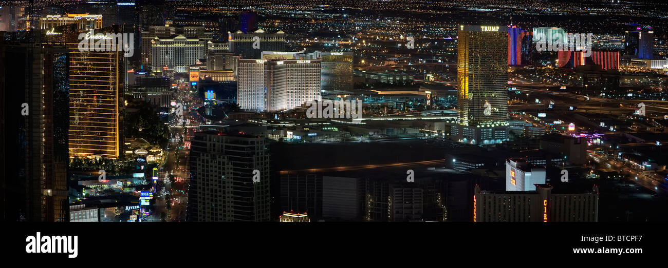 Strip night lights neon panorama hi-res stock photography and images ...