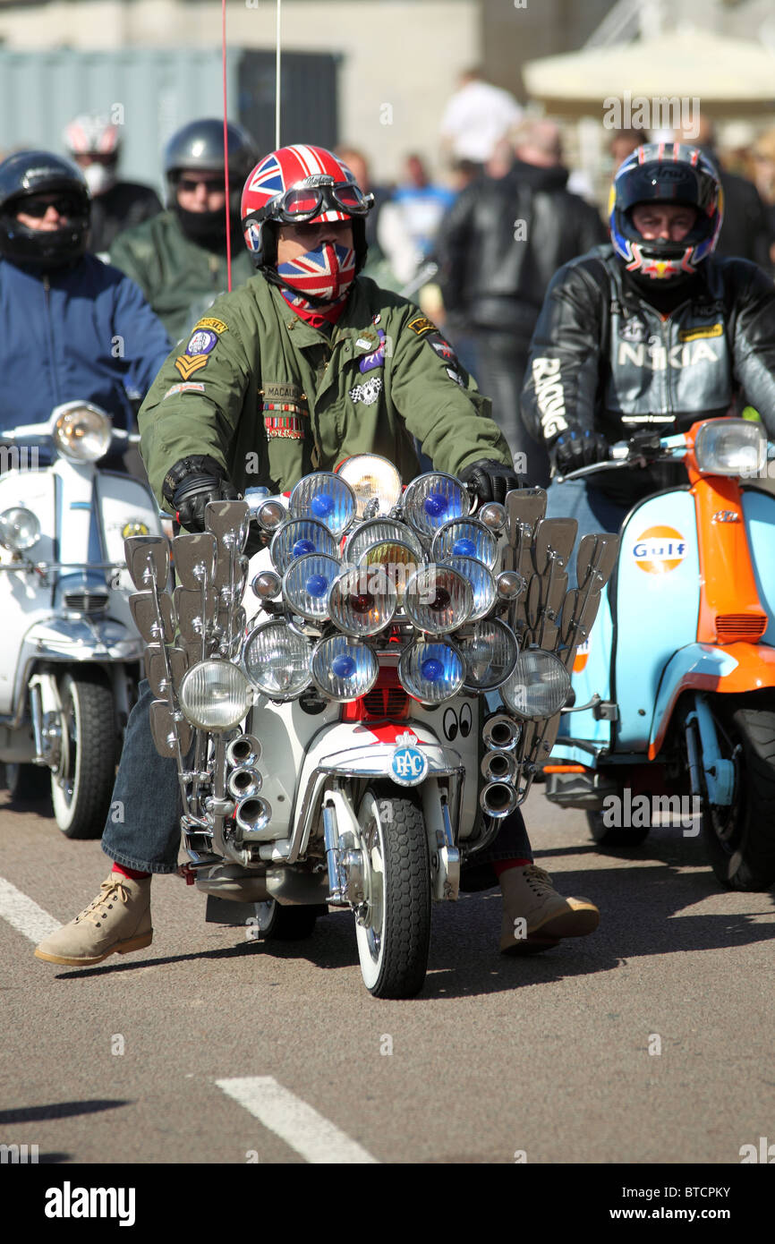 Ace Cafe London to Brighton motorcycle rally Stock Photo - Alamy