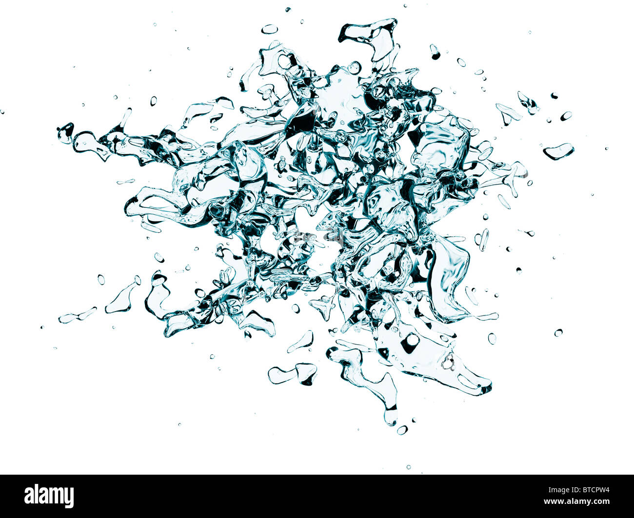 liquid splash on white background Stock Photo - Alamy
