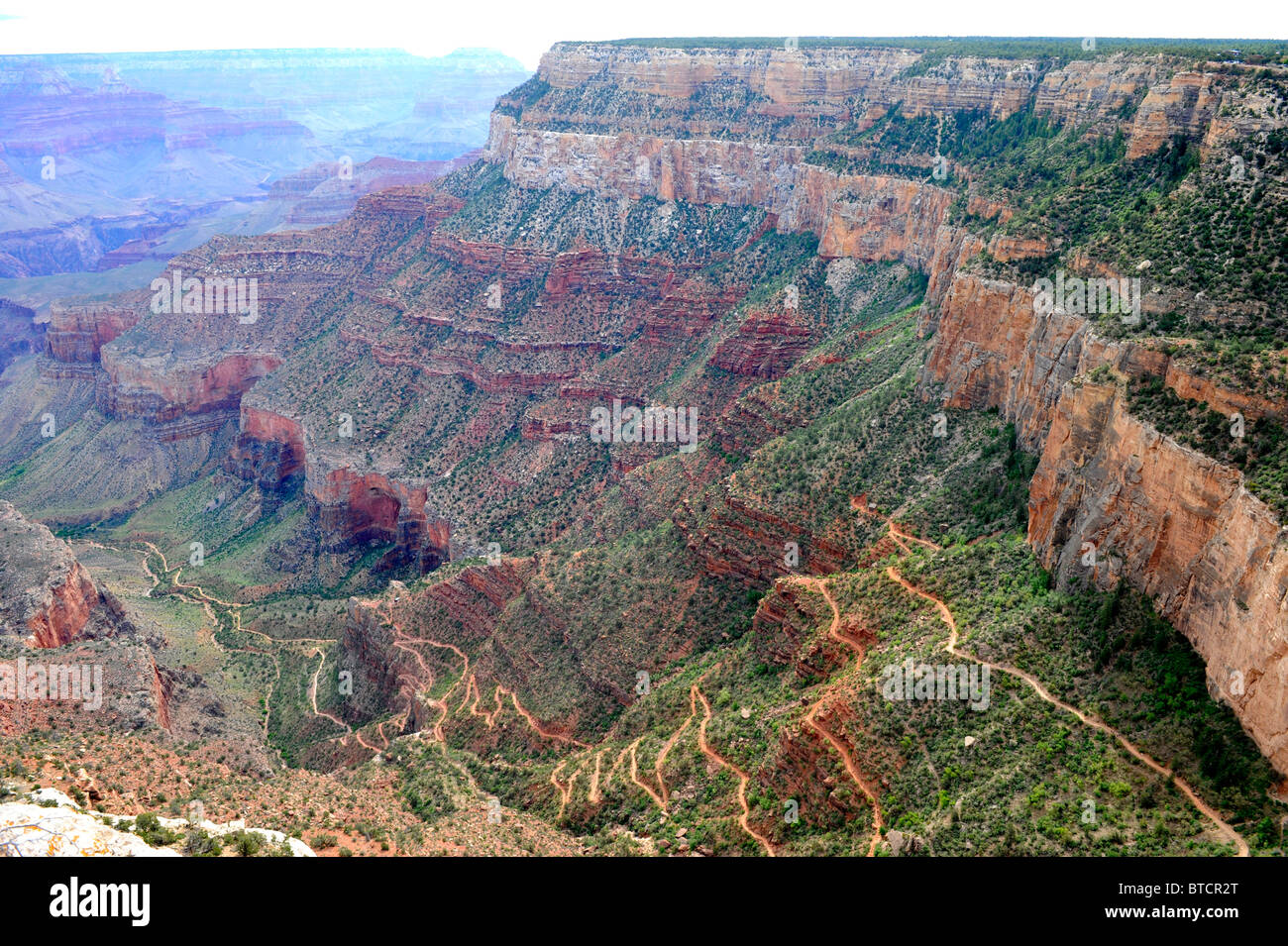Bright Angel Fault Grand Canyon National Park Arizona Stock Photo - Alamy