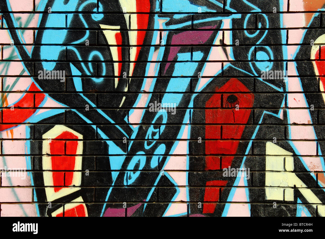 Bright graffiti hi-res stock photography and images - Alamy