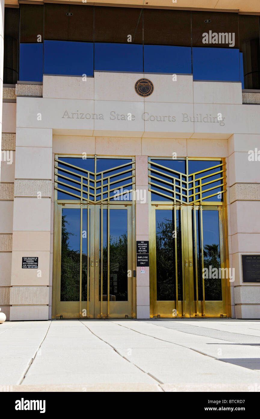 State Court Building Phoenix Arizona Stock Photo - Alamy