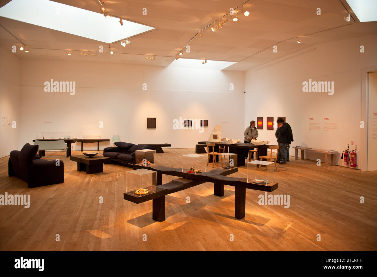 Inside Ruthin Craft Centre and art gallery , North Wales UK Stock Photo ...