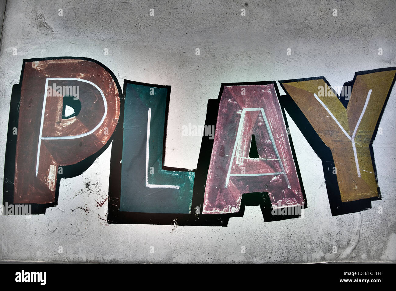 Playful signage hi-res stock photography and images - Alamy