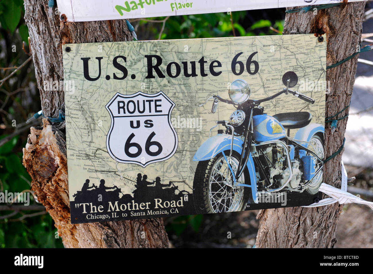 Signs and Decorations around Snow Cap Inn Seligman Arizona Route 66 ...