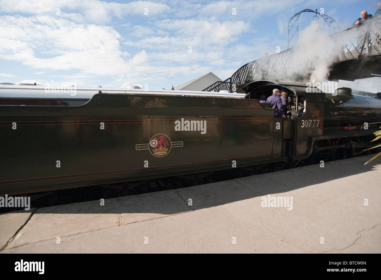 Sir Lamiel King Arthur Class Locomotive running at the Bluebell ...