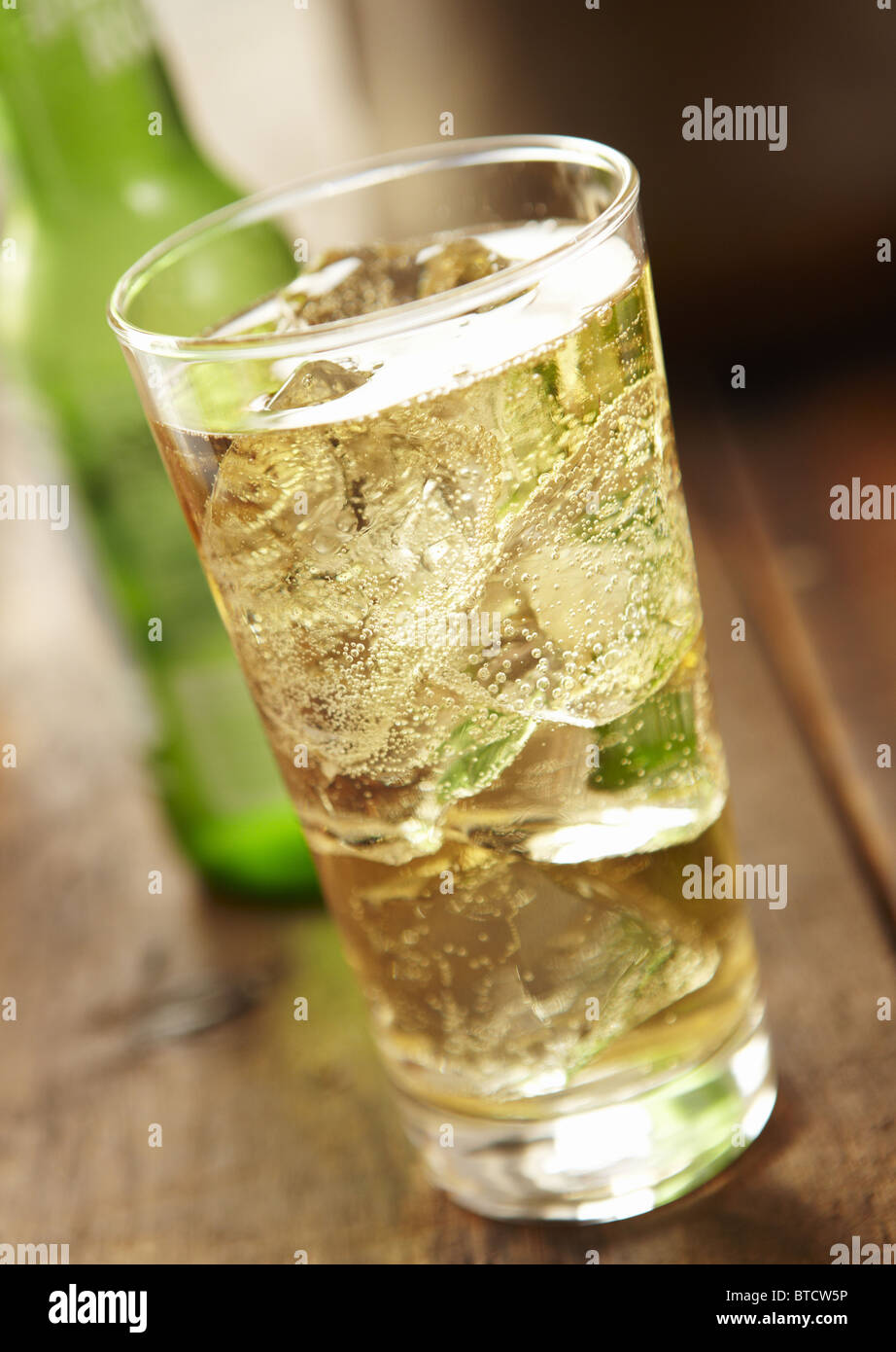 Glass of highball Stock Photo - Alamy