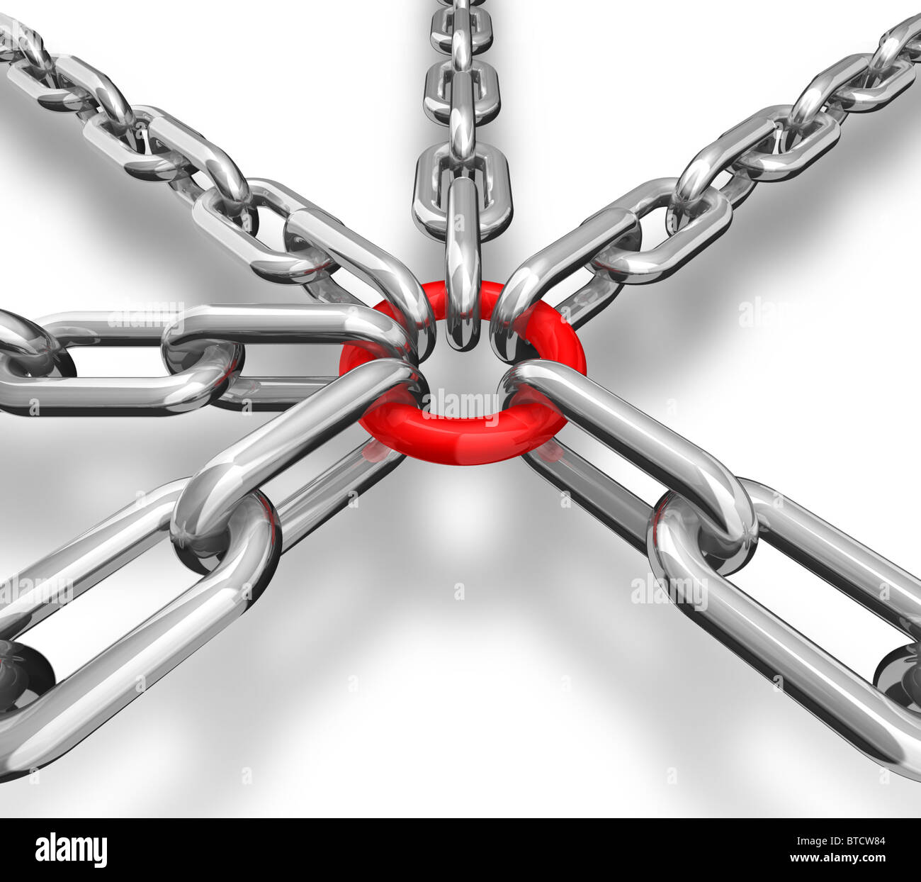 The power of the team - conceptual image Stock Photo - Alamy