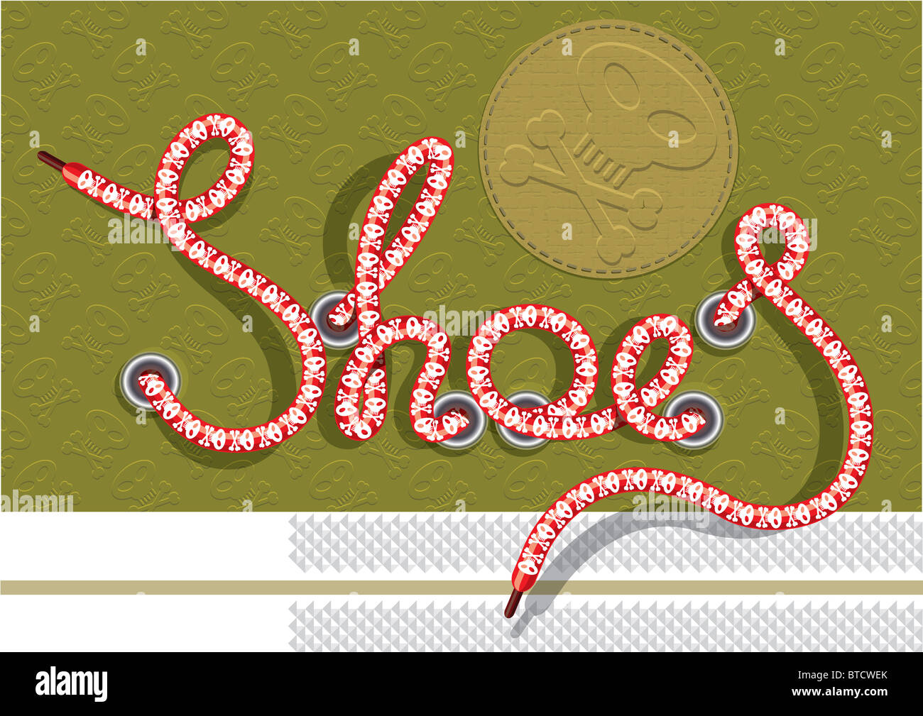 shoes. the word "shoes" on an abstract background in the form of ...