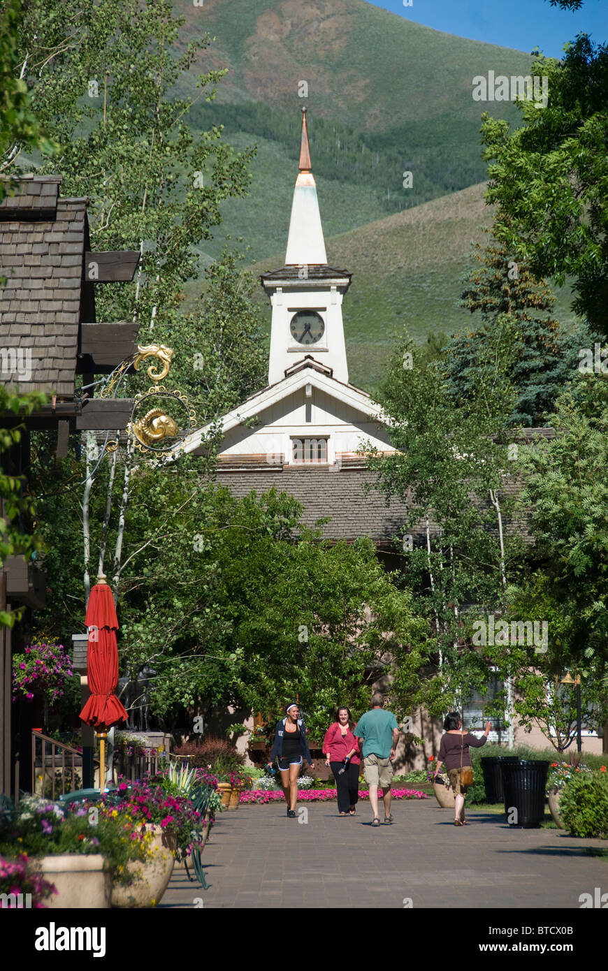 Sun Valley Village, Idaho Stock Photo - Alamy