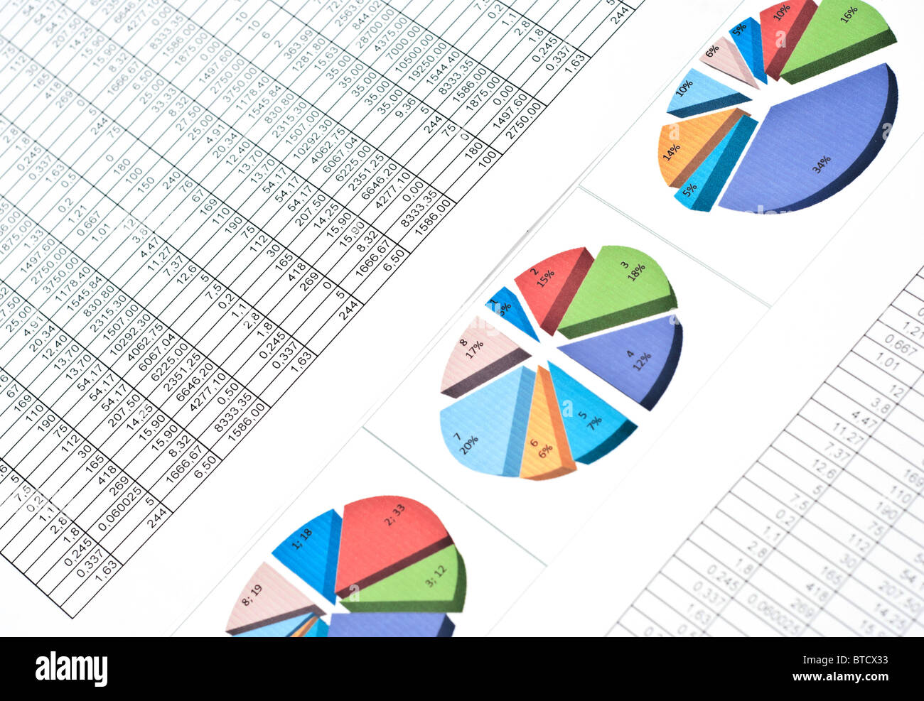 Charts and diagrams Stock Photo - Alamy