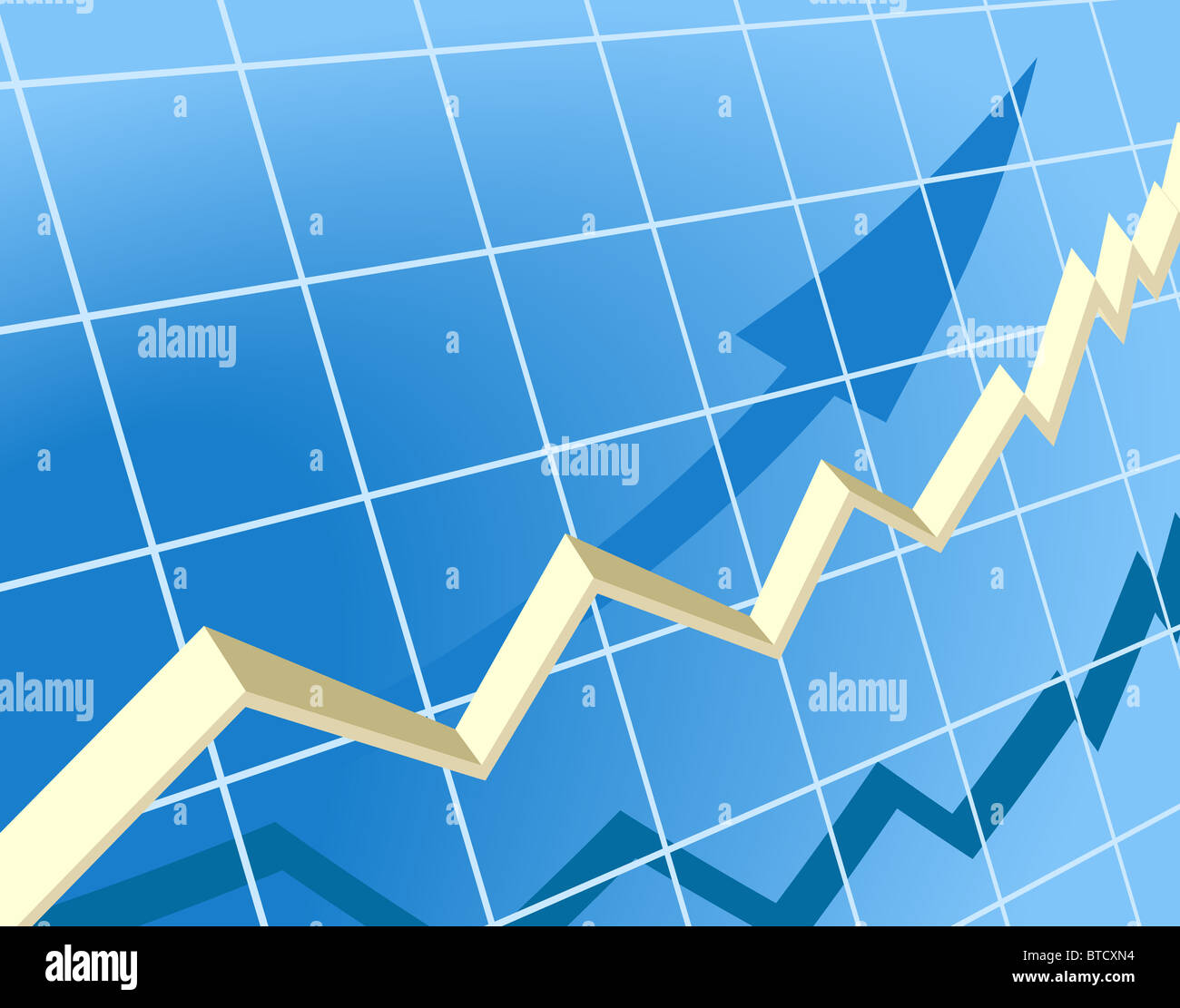 Background illustration of a graph Stock Photo - Alamy