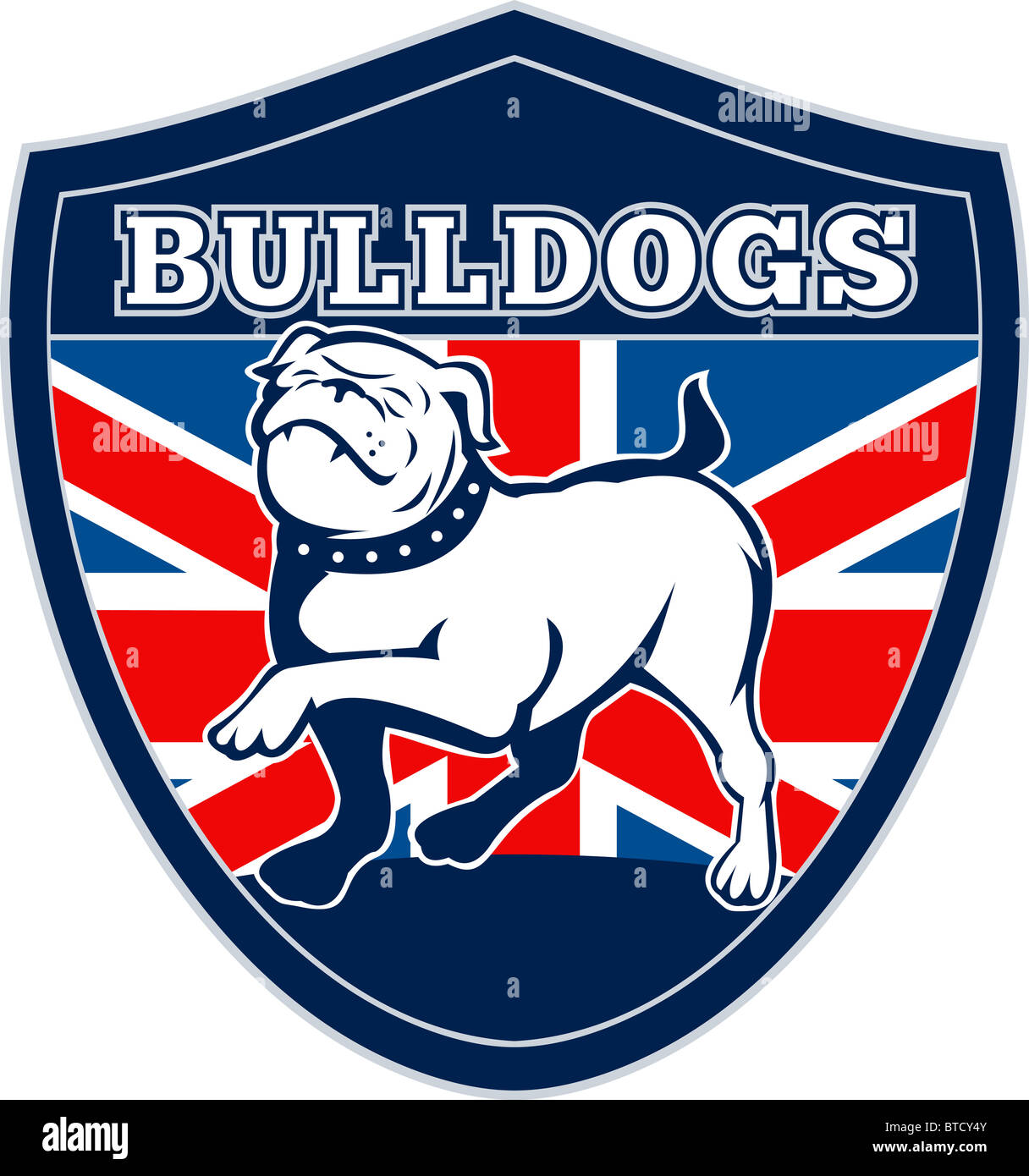 English bulldog flag hi-res stock photography and images - Alamy