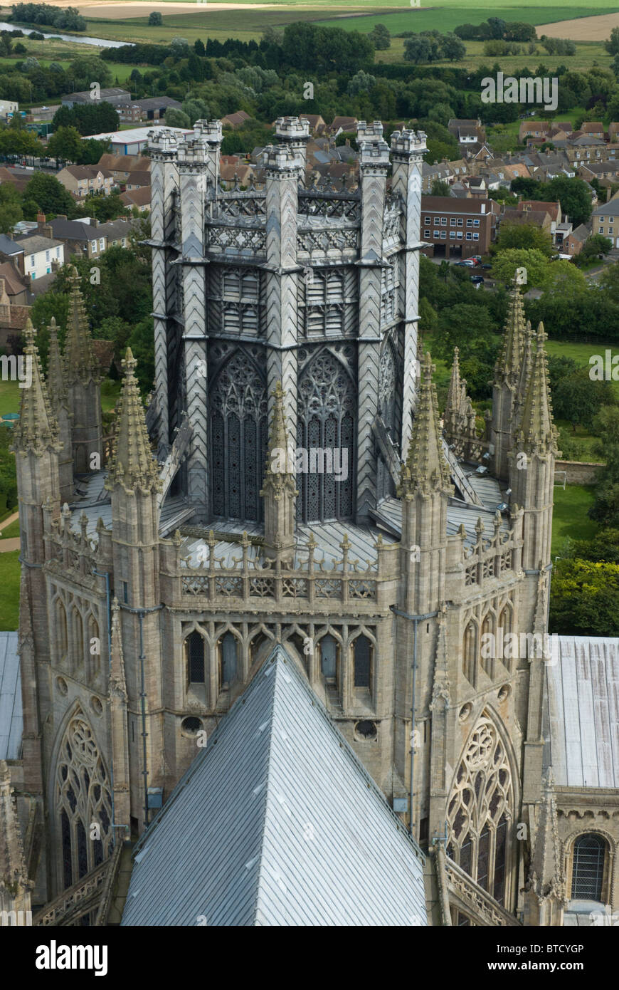 Looking down on the Octagon, Ely Cathedral Stock Photo - Alamy