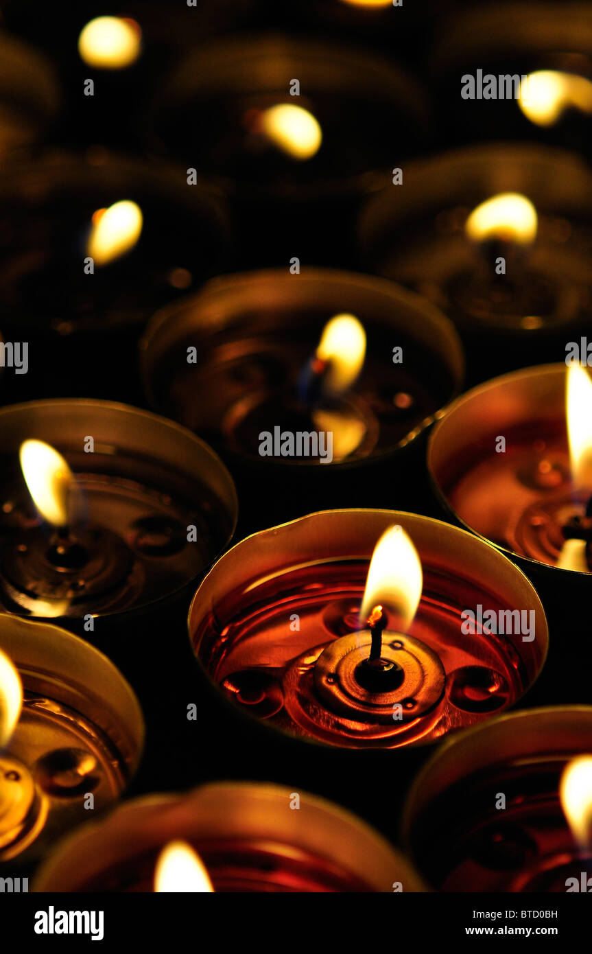 Diwali Tea lights Stock Photo - Alamy