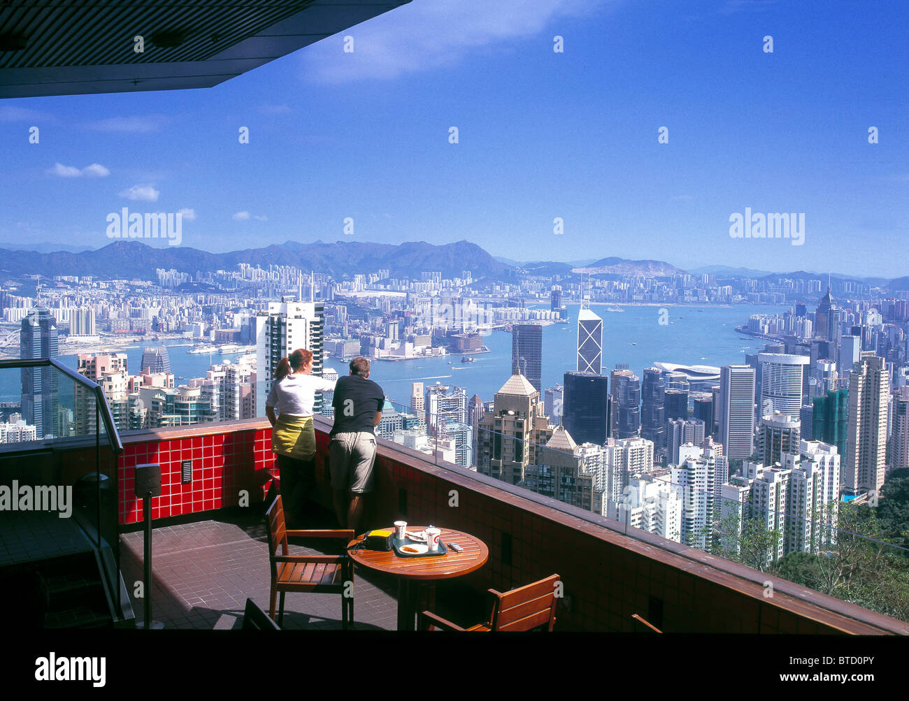 Harbour View, Peak Tower Cafe Stock Photo - Alamy