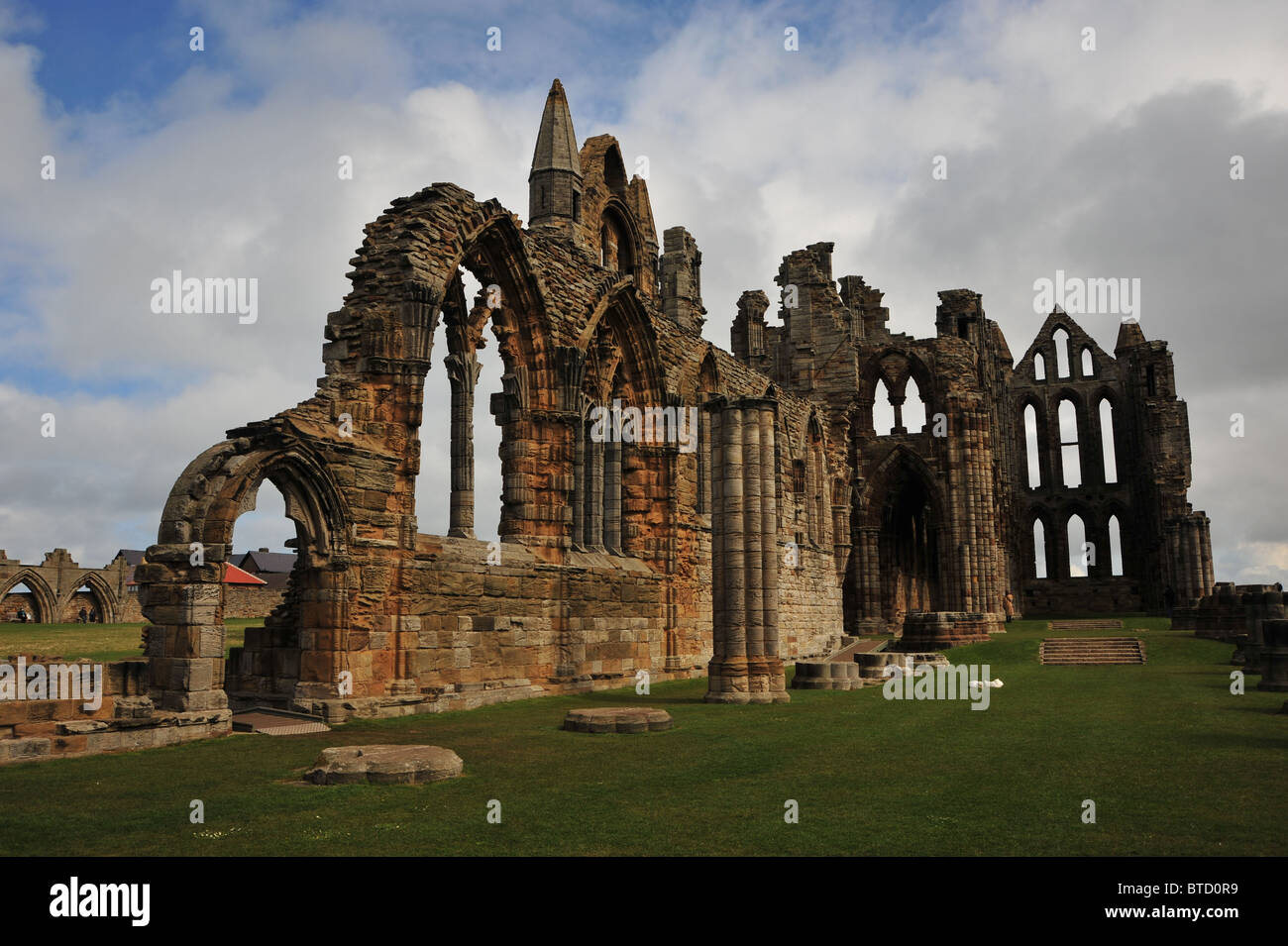 Whitby Abbey ruins Stock Photo - Alamy