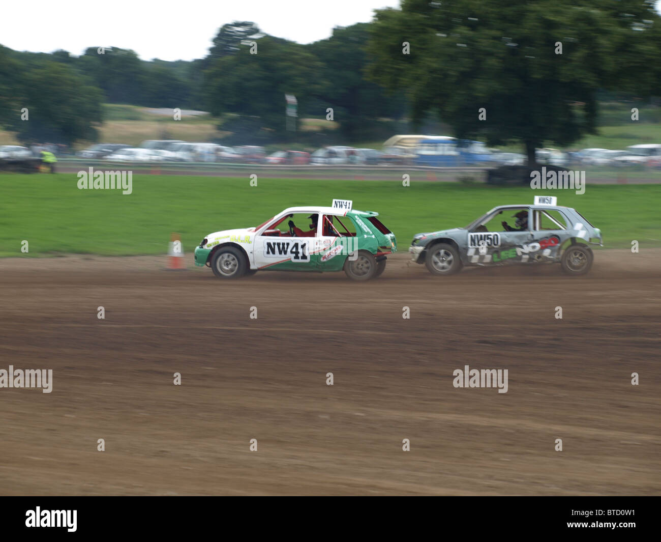 A slow pan of a quick car Stock Photo - Alamy
