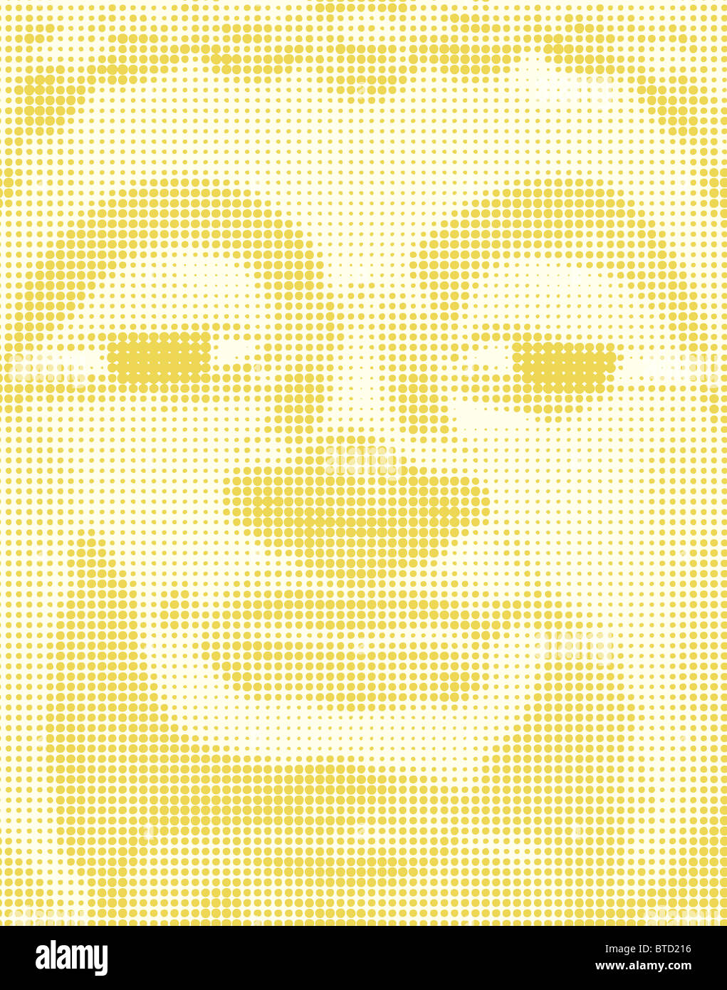 Illustration of a Buddha statue's face Stock Photo - Alamy