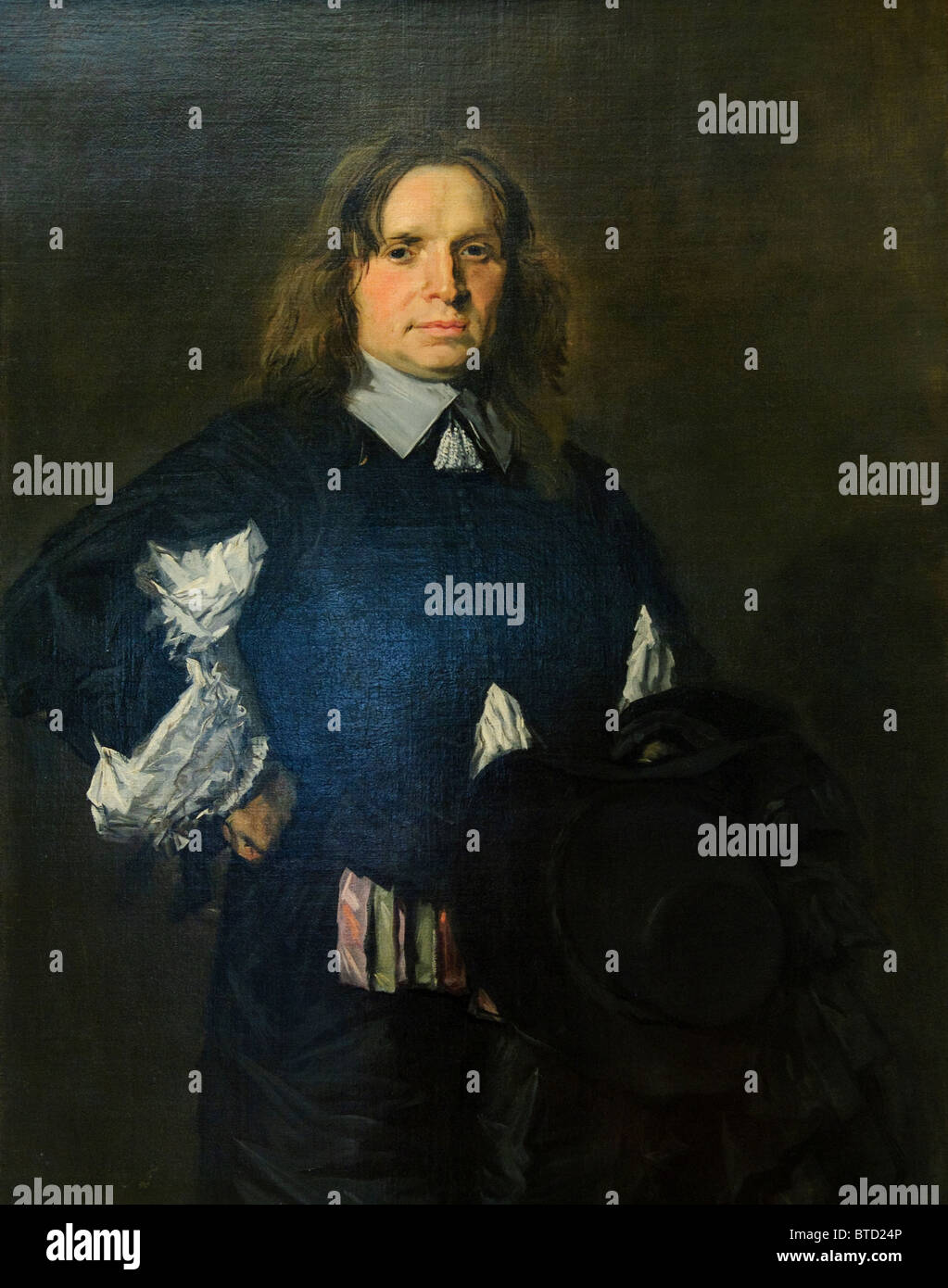 Portrait of a Man, early 1650s, by Frans Hals Stock Photo - Alamy